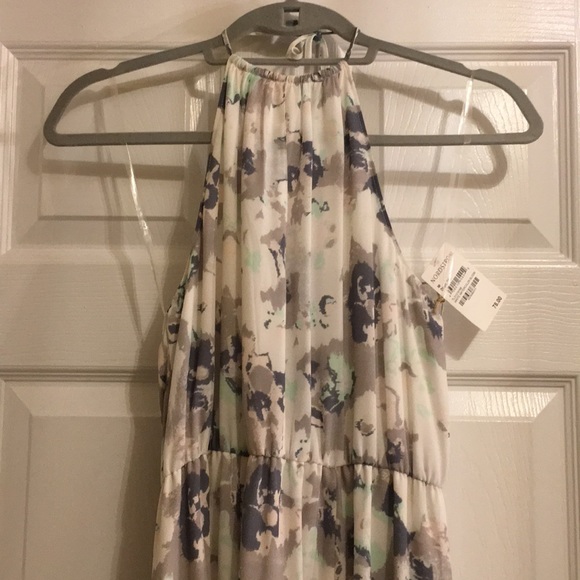 Leith | Dresses | Leith Maxi Dress Halter Style Floral Pattern Nwt ...